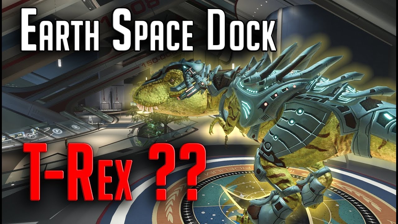 Earth Space Dock, T-Rex – Star Trek Online - YouTube