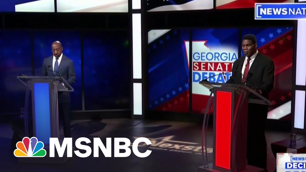 Warnock, Walker Square Off In GA Senate Debate - YouTube