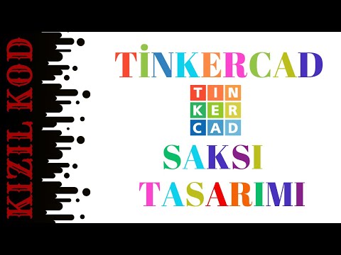 TİNKERCAD SAKSI TASARIMI