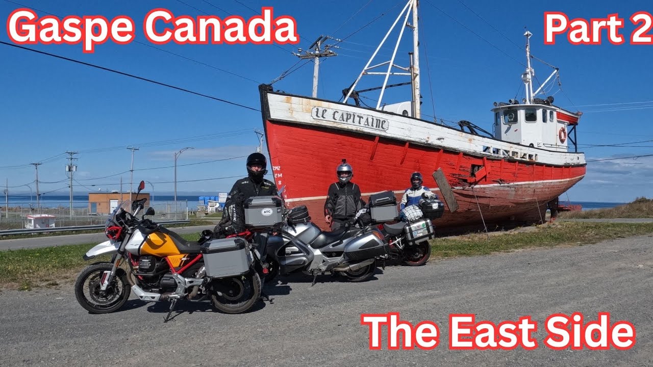 Gaspe part motorcycle trip Part 2. The Far East side - YouTube