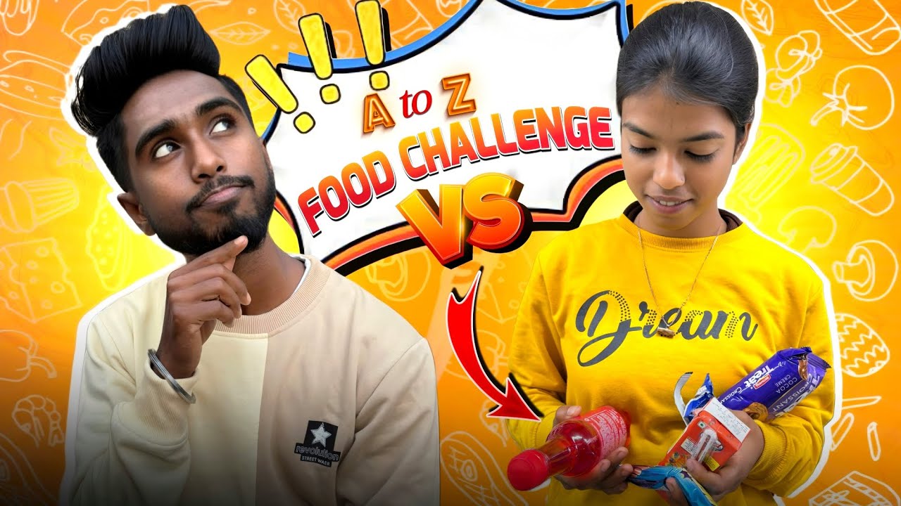 A to Z Food Challenge | Who Will Win? - YouTube