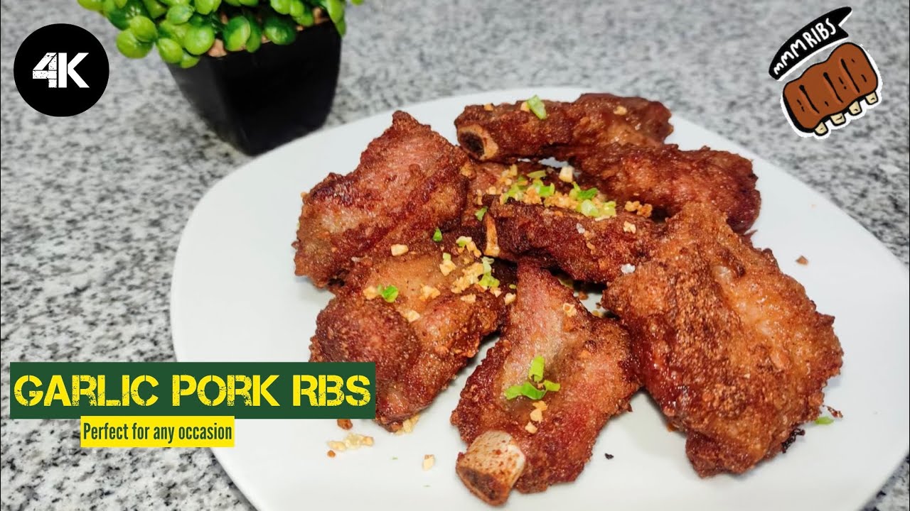 EASY Garlic Pork Ribs recipe. Perfect for ALL OCCASIONS - YouTube