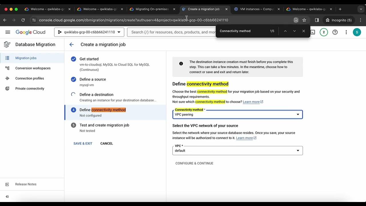Migrating On-premises MySQL Using a Continuous Database Migration Service Job - YouTube