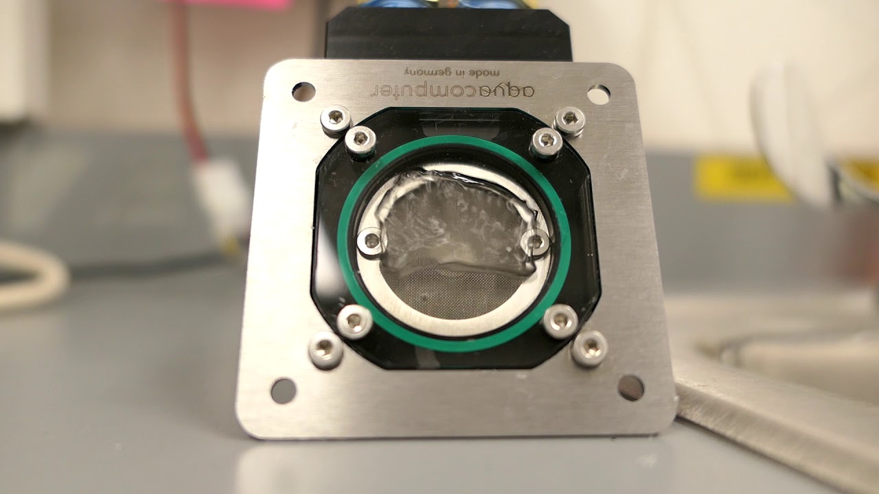 Aquacomputer Filter with Fluorine Rubber O-Ring - YouTube