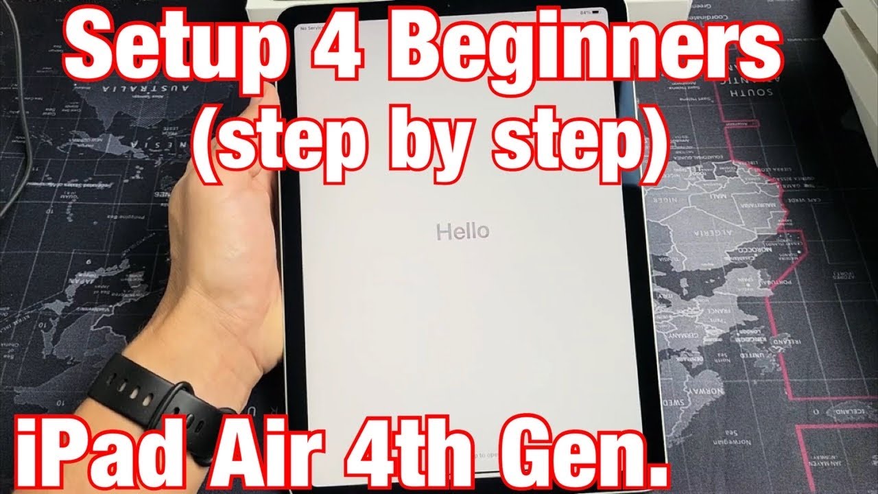 iPad Air 4: How to Setup 4 Beginners (step by step) - YouTube