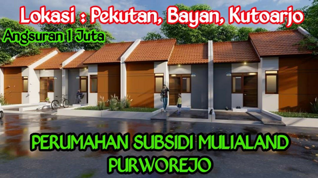 PERUM SUBSIDI MULIALAND PURWOREJO || DP CUKUP 1 JUTA SAJA || TEGUH JAYA ...