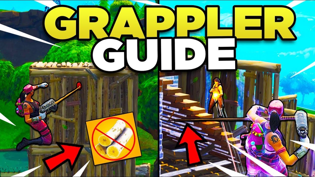 How To Become A PRO with The GRAPPLER In Fortnite Battle Royale - YouTube