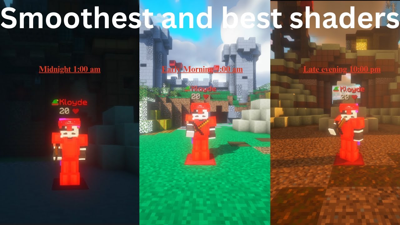 Showcasing the BEST shaderpacks - YouTube