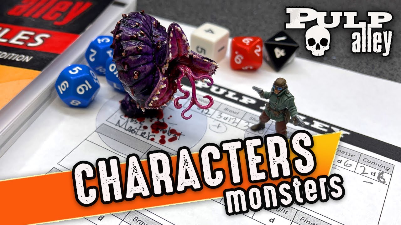 Pulp Alley -- Characters: Making a Monster - YouTube