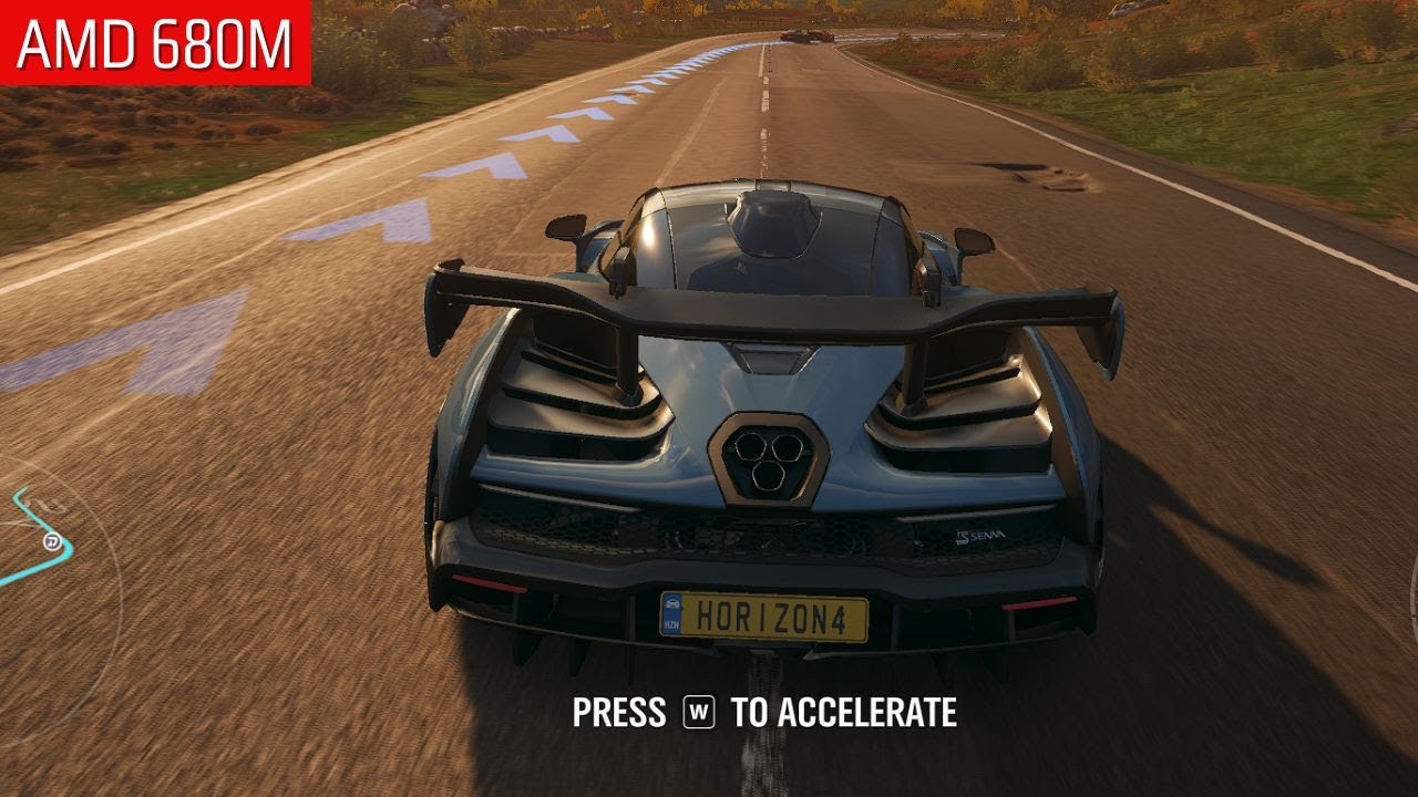 Forza Horizon 4 AMD Radeon 680M/ Ryzen 7 6800H FPS Gameplay Test 16:10 ...