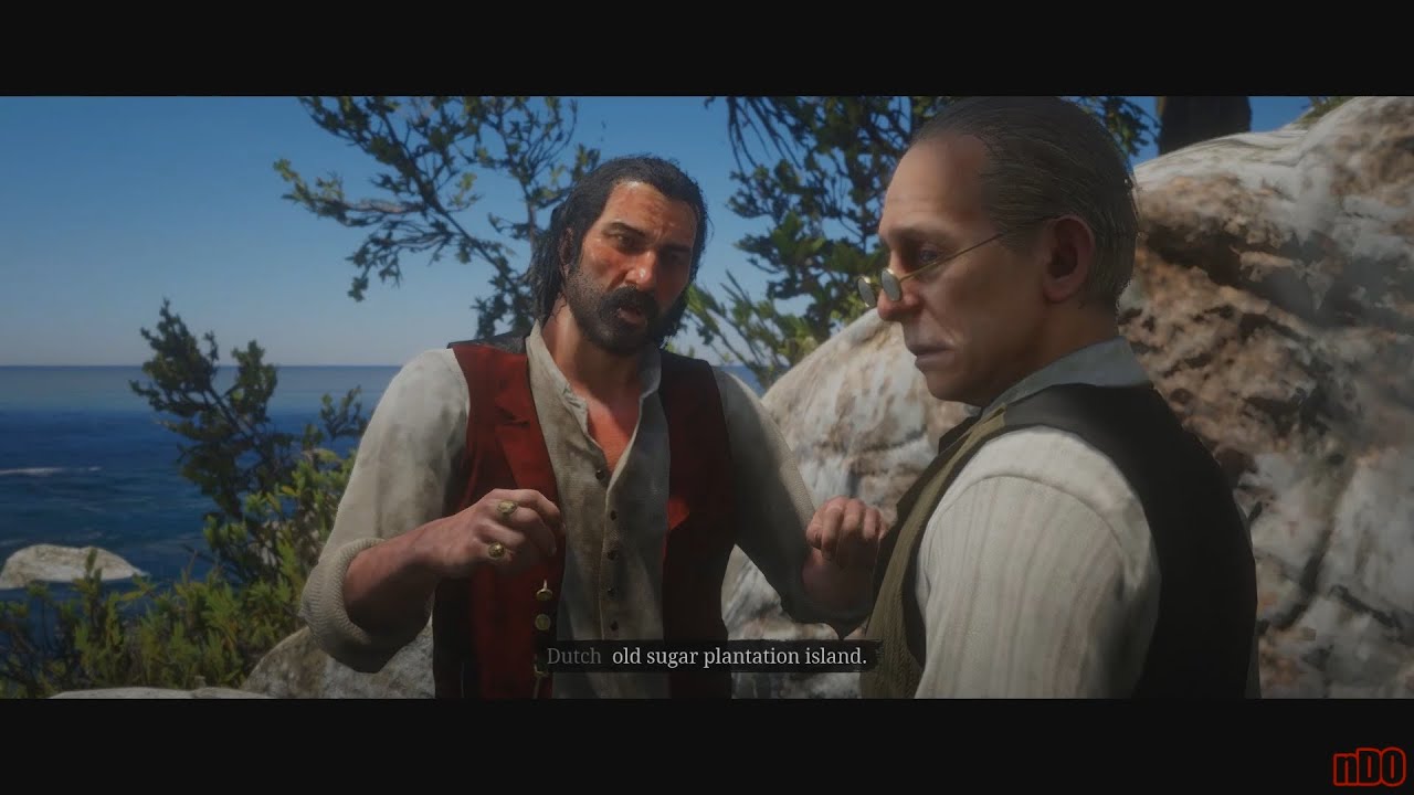 Strauss Meet Dutch In Guarma - Red Dead Redemption 2 - YouTube