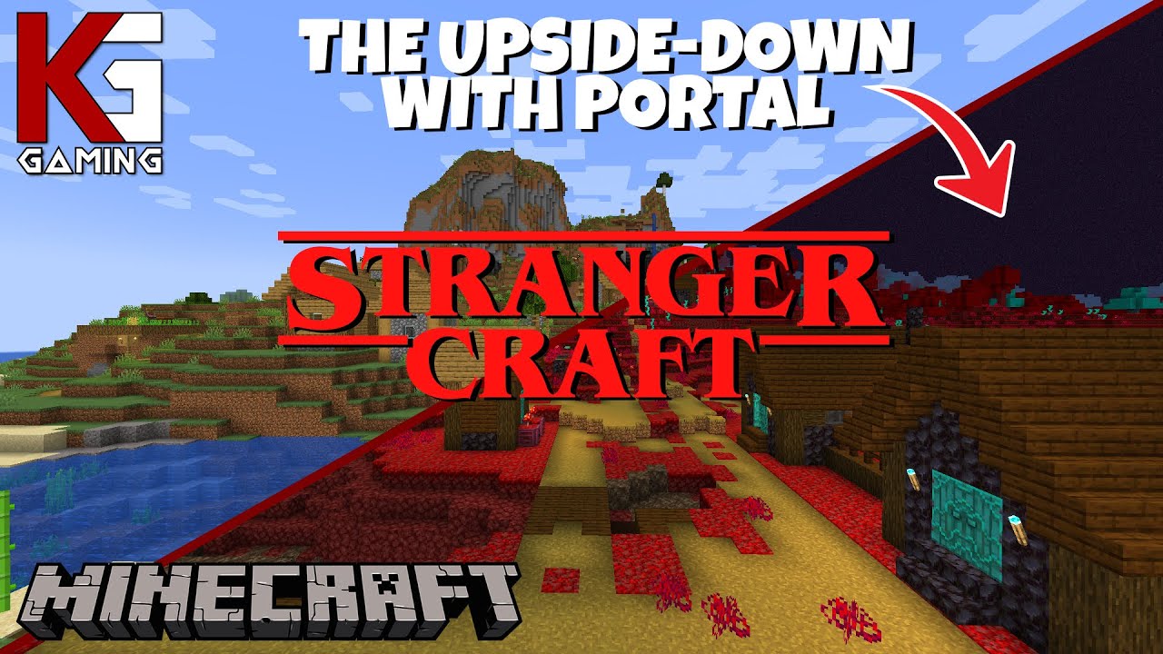 I Built the Upside-Down from Stranger Things in Minecraft - YouTube