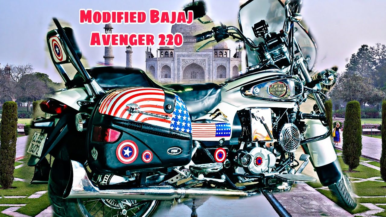Bajaj Avenger MODIFIED | Bike Modification Exhaust | Avenger 220 ...