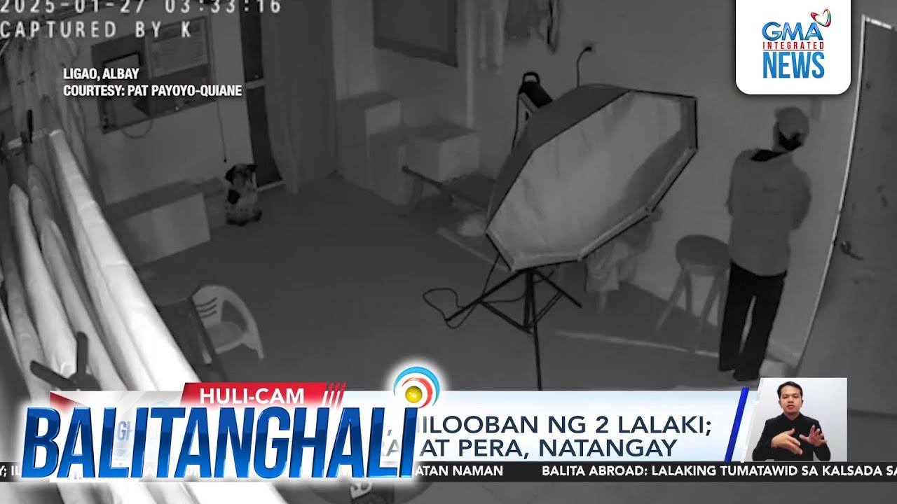Photo studio, nilooban ng 2 lalaki; Tablet, camera, at pera, natangay ...
