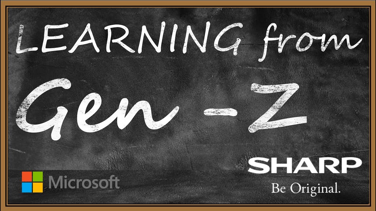 Learning from Generation Z in the Age of Agile Working with Sharp ...
