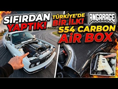 E30 M50B30 FULL FORGED 3.0: 8K RPM SAF ATMOSFERİK SES! CUSTOM CARBON AIR BOX ANGARAGE 
