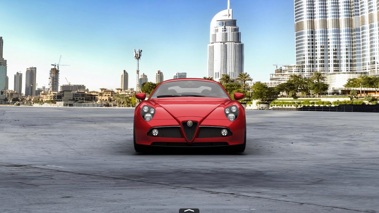3d tuning alfa romeo 8c conpetizione 2007 customization - YouTube