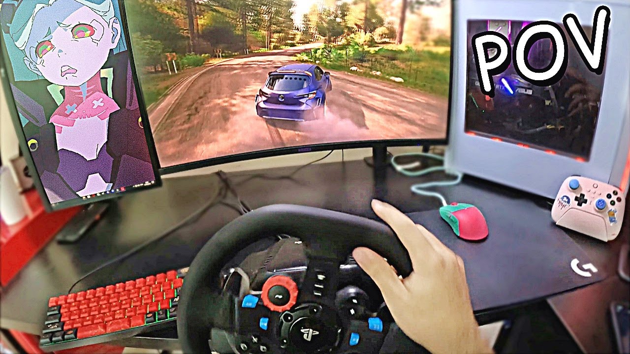 Essa é a sensação de mandar Drift no G29 - POV - YouTube