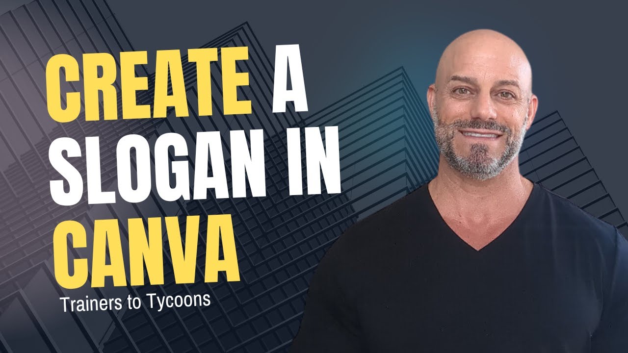 Create A Slogan In Canva - YouTube