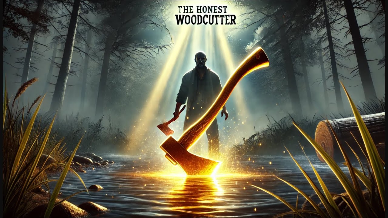 The Honest Woodcutter: A Golden Axe and an Unbelievable Reward! - YouTube