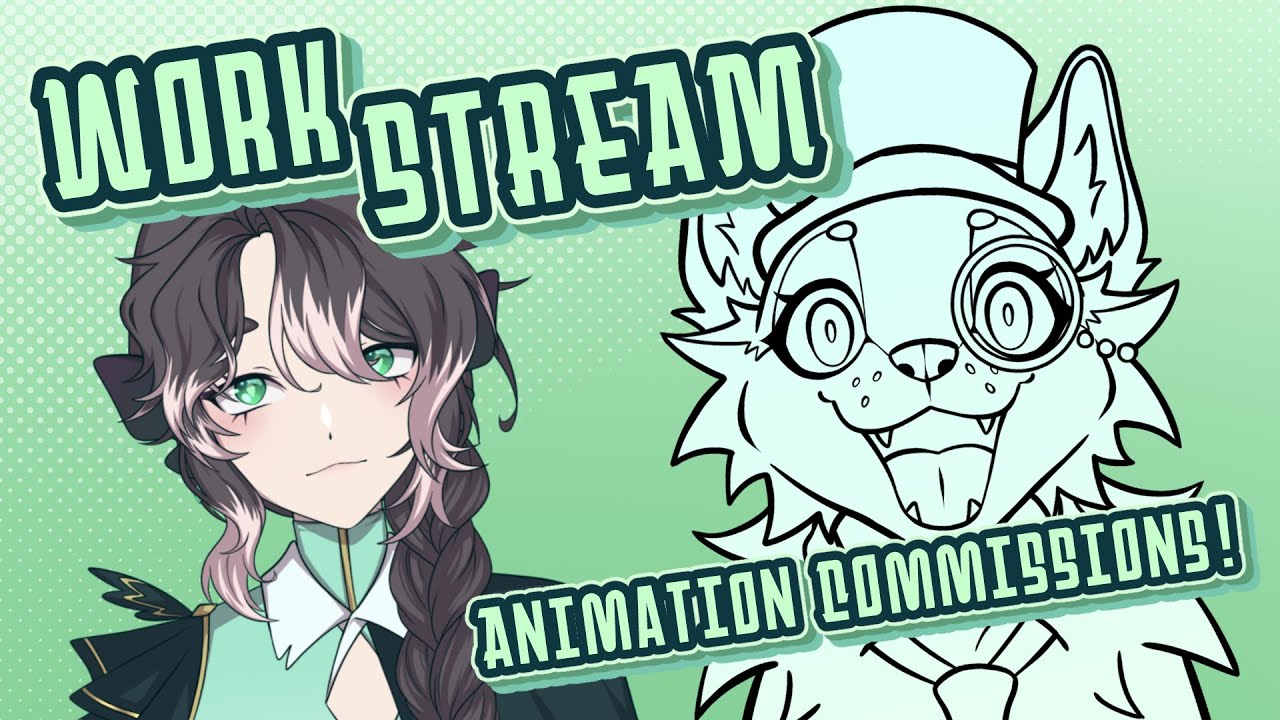 Working on animation commissions! - Stream Archive - YouTube