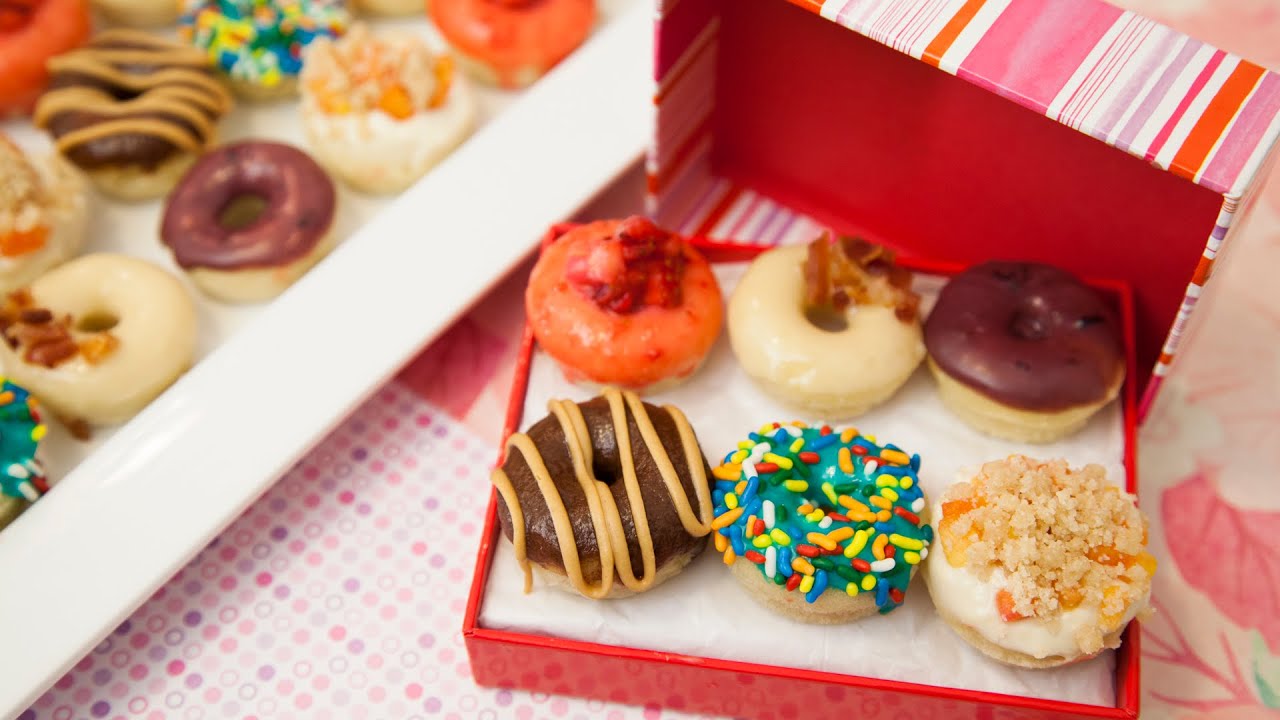 MINI DONUTS (6 FLAVORS) - YouTube