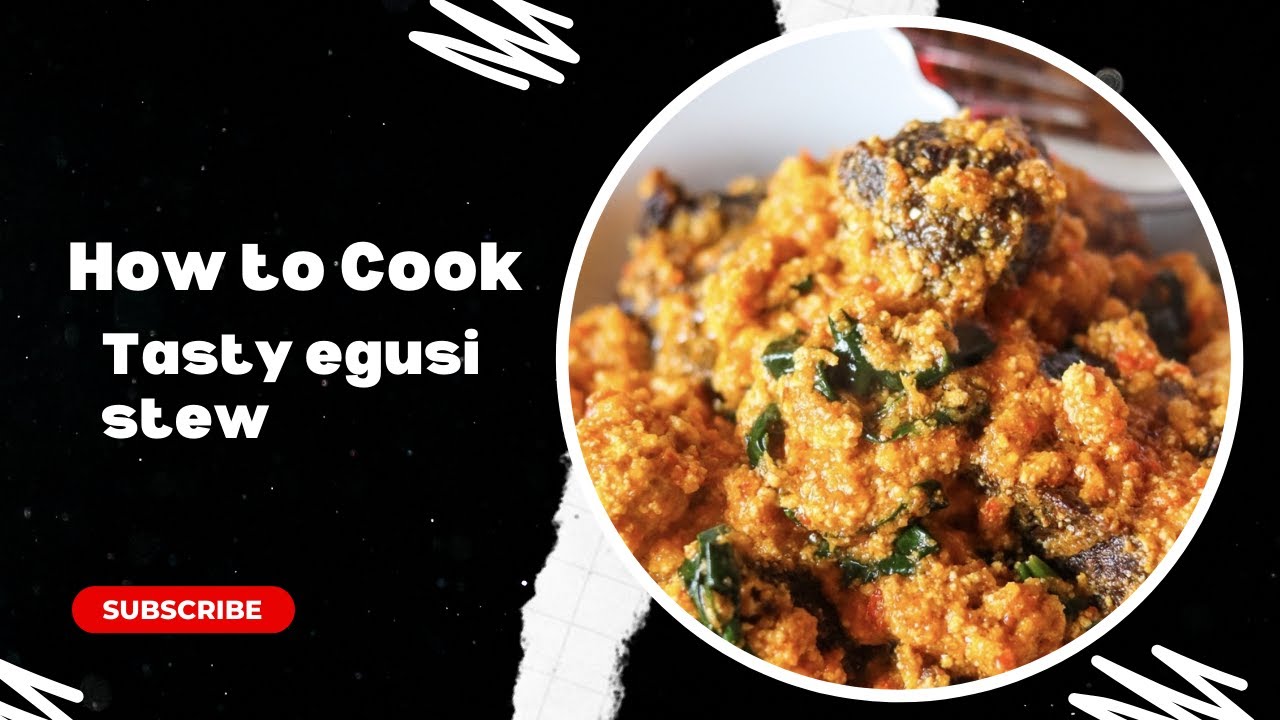 Cook with me ! How to Make Delicious Egusi Stew using Meat, Tripe ...