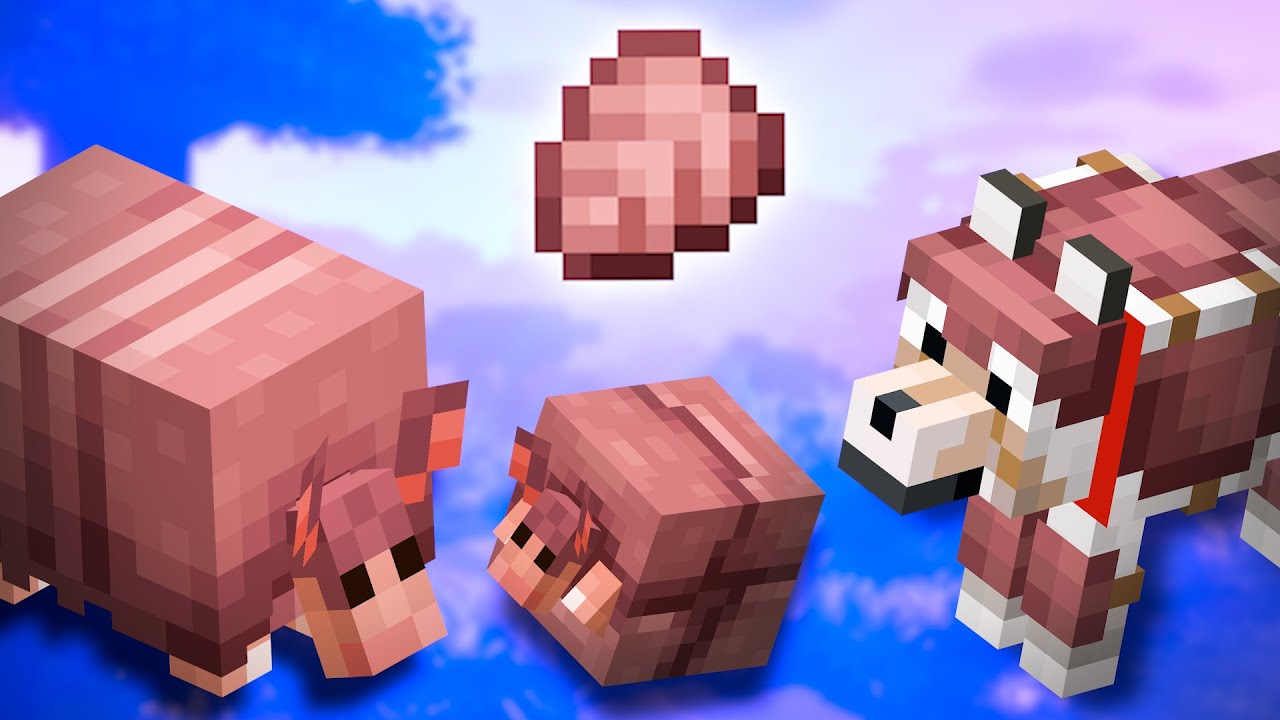 Minecraft Preview : Armures pour Chiens et Armadillos - YouTube