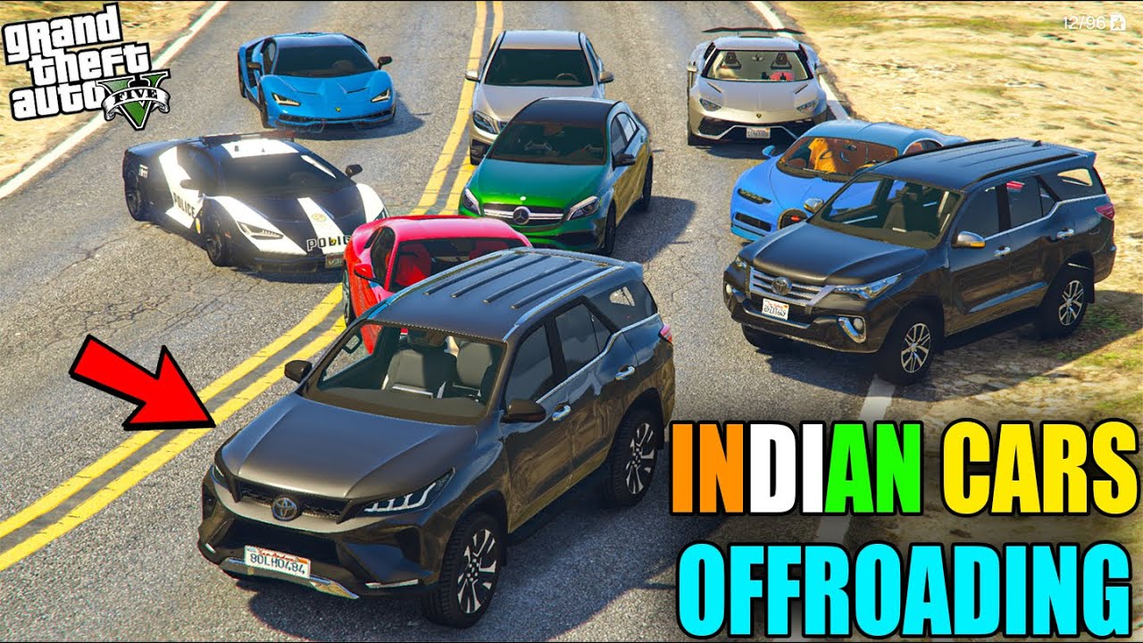 GTA 5 : INDIAN CARS EXTREME OFFROADING IN SNOW FALL ON ICE WATER OMG ...