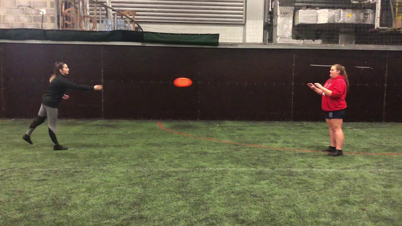 Frisbee ~ Backhand Pass - YouTube