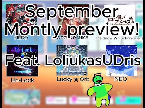 September monthly song preview - YouTube
