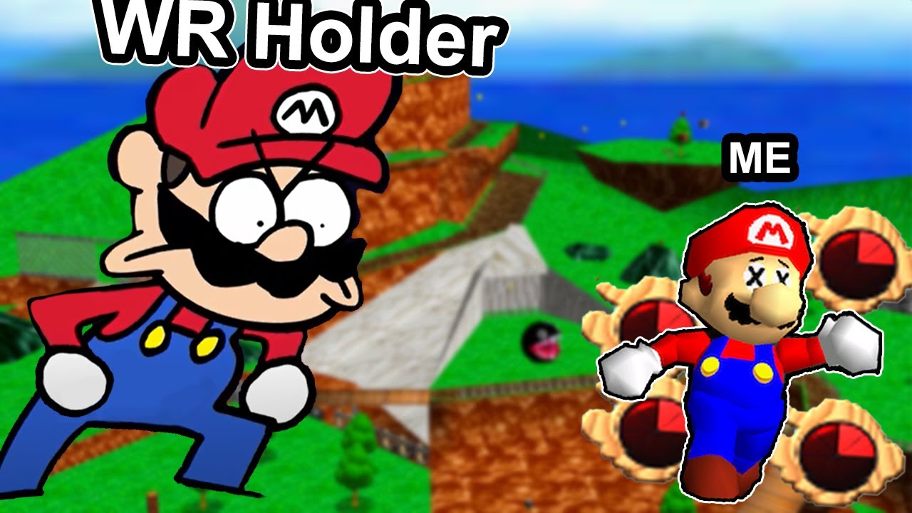 Speed Running Mario 64 for the First Time ft. Simply - YouTube