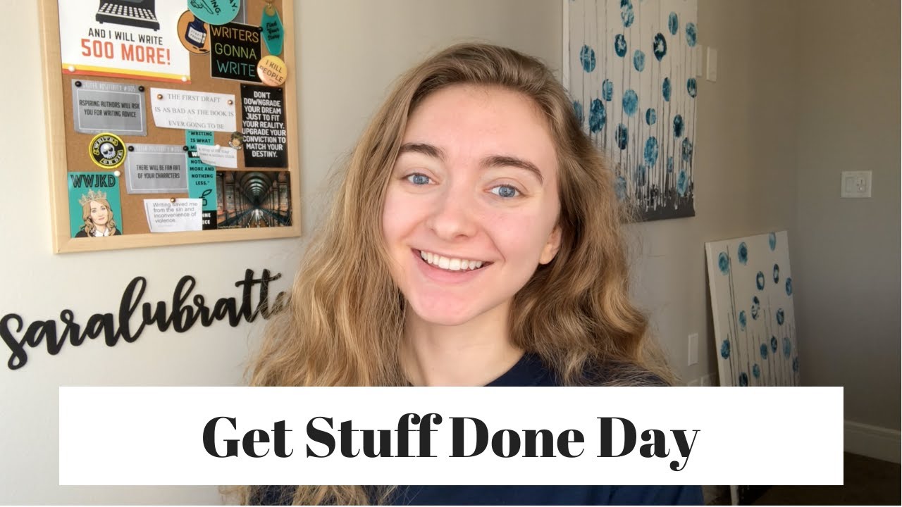 Get Stuff Done Day // Productive Writing Vlog - YouTube