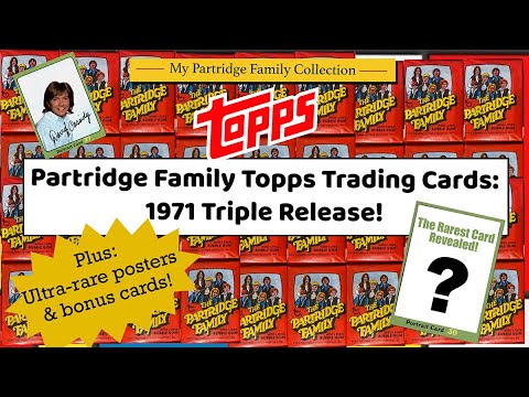 Complete Triple-Set Topps Partridge Family Trading Card Collection ...
