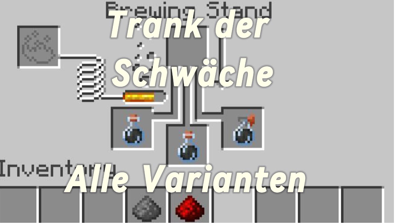 Trank der Schwäche Brauen alle Varianten schnell erklärt - YouTube