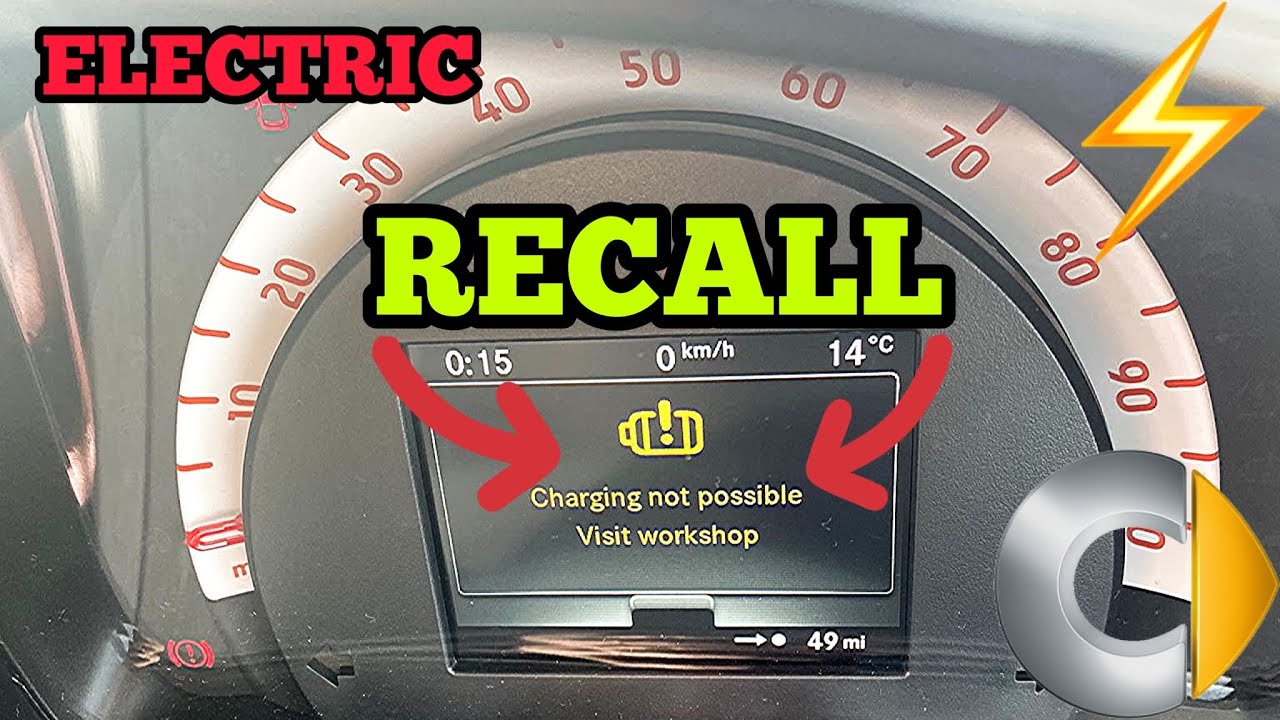 SMART Electric ForTwo ForFour⚡️ Battery RECALL Doesnt Charge - YouTube