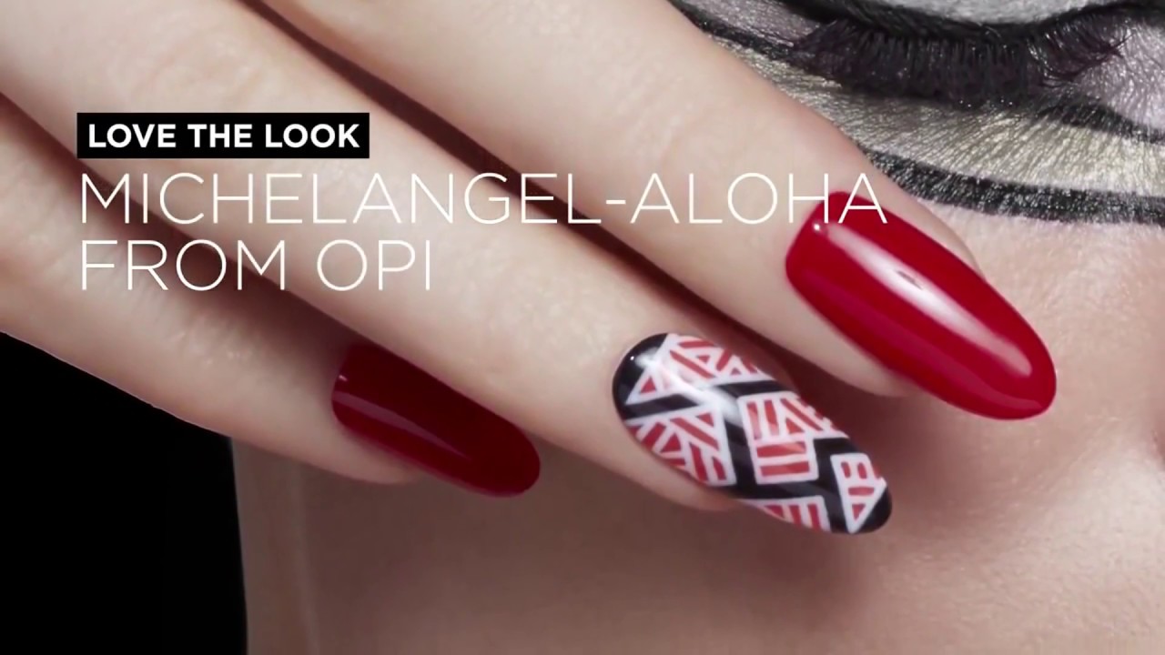 OPI Artist Series Gel Nail Art Designs - YouTube
