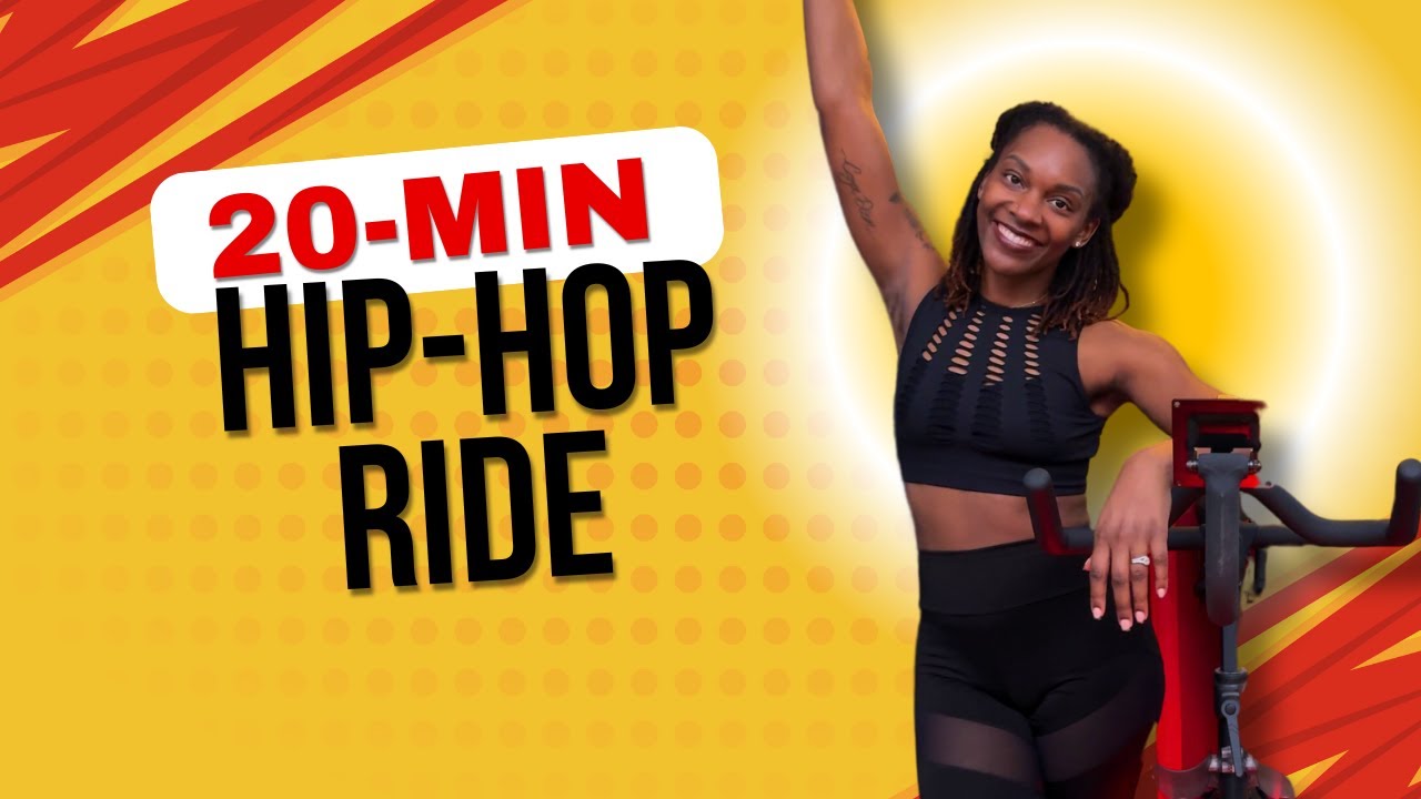 20 Minute Hip Hop Spin Class | Rhythm Ride Indoor Cycling Workout - YouTube