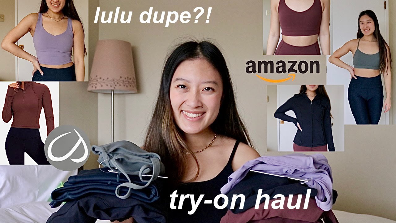 the best affordable amazon activewear - CRZ Yoga try-on haul - YouTube