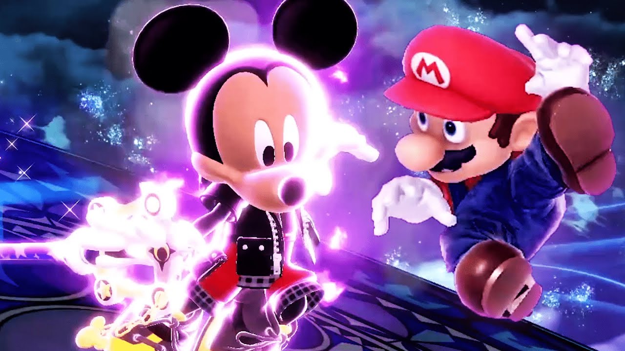 King Mickey Wields Star Cluster Keyblade Final Smash + Final Blow ...