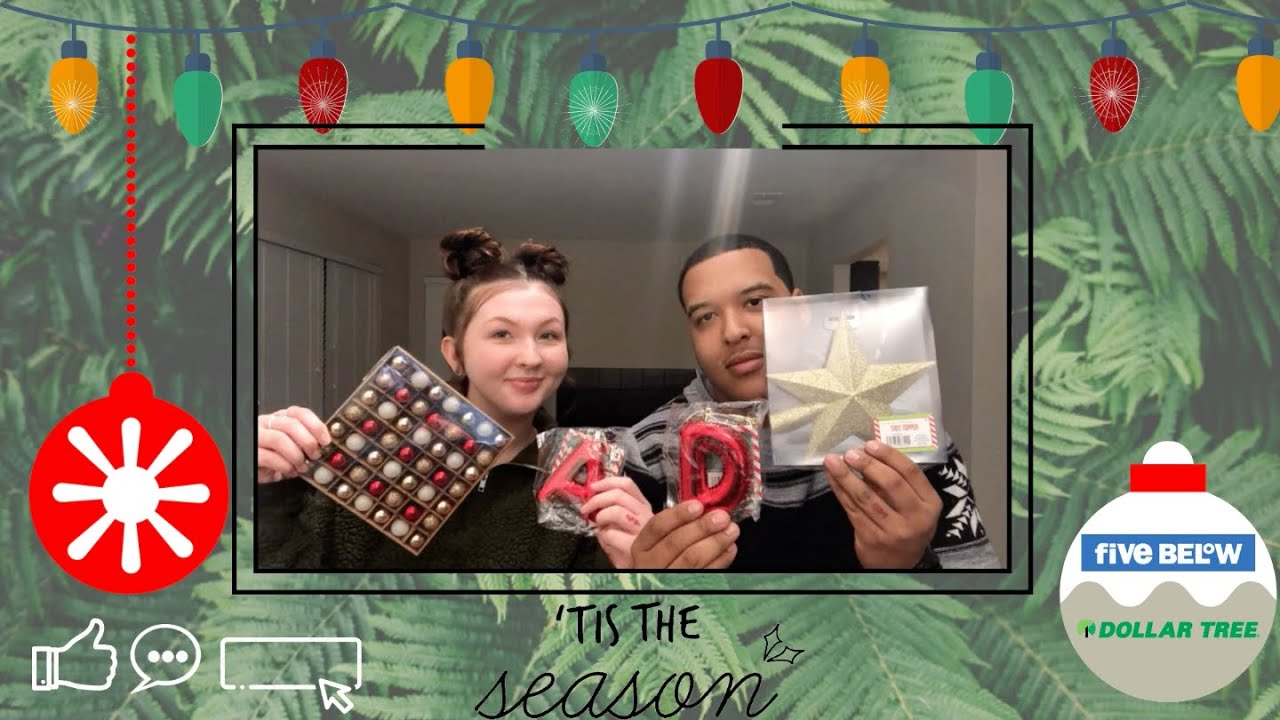 Buying/decorating a mini christmas tree from Five Below. - YouTube