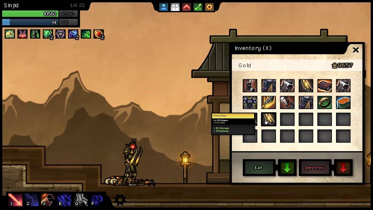 Sinjid: The Throne of Flame - 10th Zone (Warrior - Hard) - YouTube