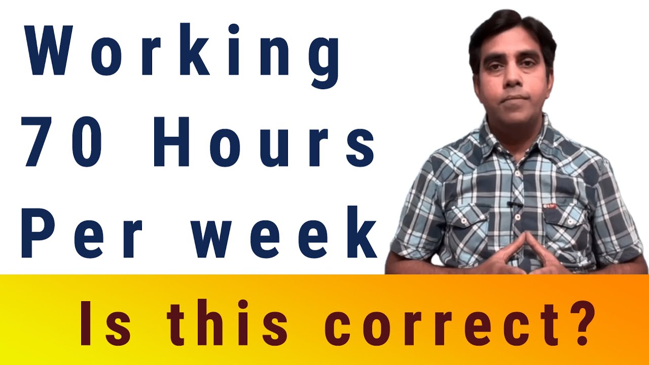 Working 70 hours a week is correct? | Tech Tonic with Kiran - YouTube