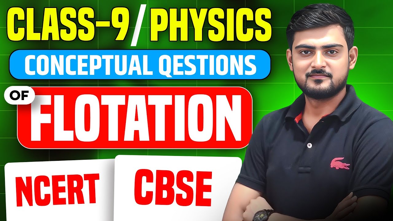 Class 9th Conceptual Question of Flotation | Physics | Padhte Raho | Question Answer - YouTube
