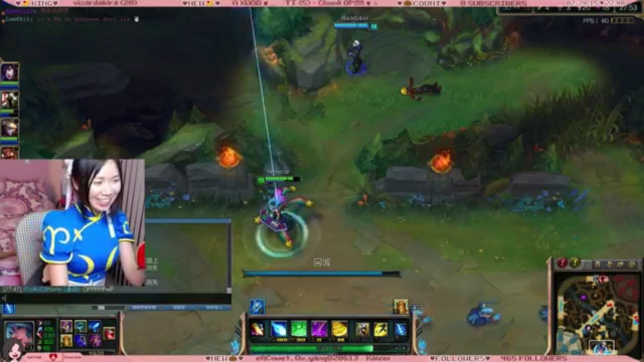 [LOL NG] 曉玲扮裝春麗講台語 Char Plays Sona Chases Ezreal - YouTube