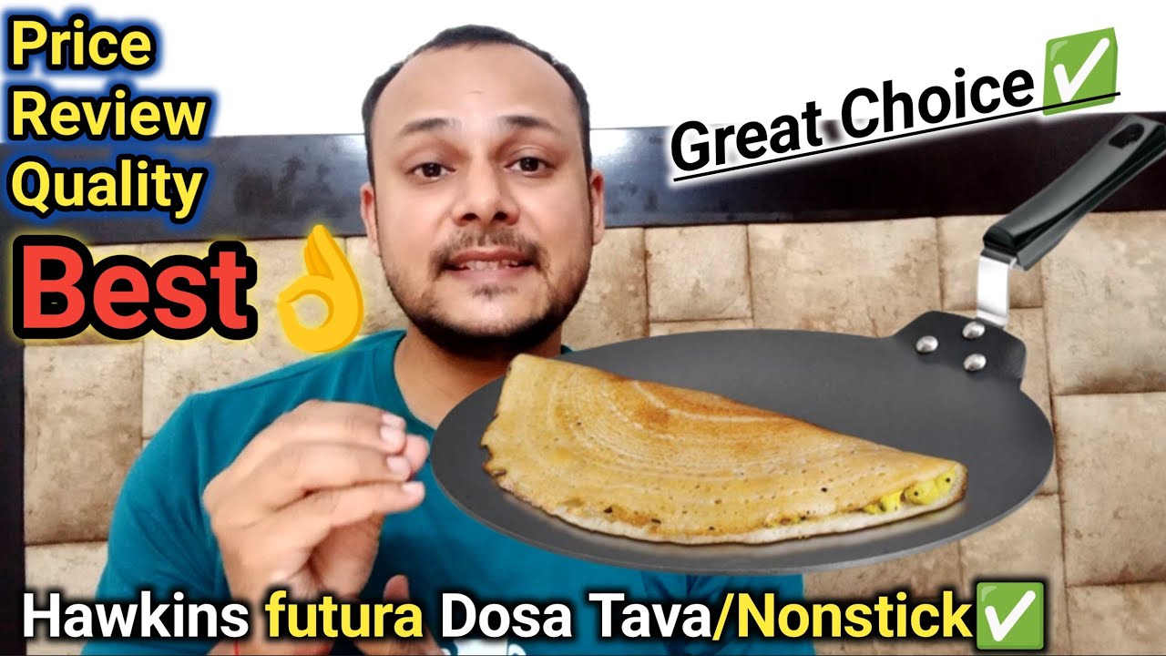 Hawkins Futura Nonstick Dosa Tava, Diameter 33 cm, Thickness 4.88 mm ...