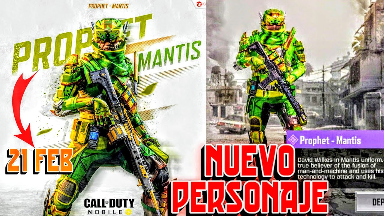 NUEVO PERSONAJE PROPHET MANTIS😮(NUEVO TRÁILER) DE COD MOBILE 🤔🤔 - YouTube