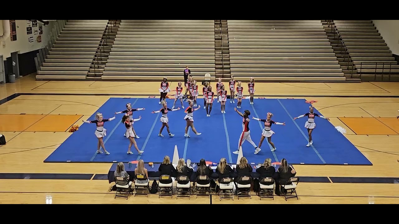 Manchester High School at 6A Regional Cheer Competition 2024 🧡💙 - YouTube