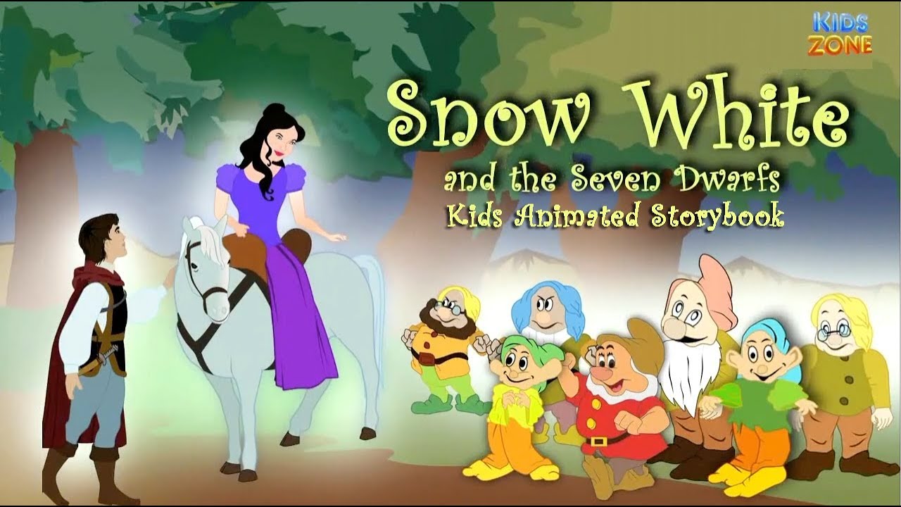 SNOW WHITE & SEVEN DWARFS Animated Storybook| Read Along| Videos for ...