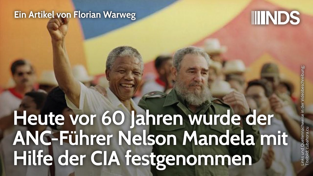 Heute vor 60 Jahren wurde der ANC-Führer Nelson Mandela mit Hilfe der ...